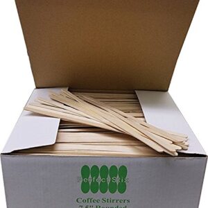 Perfect Stix Wooden Coffee Stirrer Stick, 7-1/2" Length (Pack of 100) - Packaging May Vary