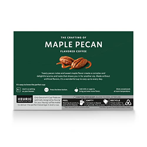 Starbucks Coffee K-Cup Pods—Maple Pecan Flavored Coffee—Naturally Flavored—100% Arabica—6 boxes (60 pods total)