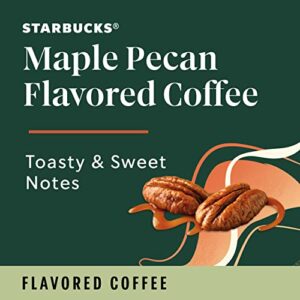 Starbucks Coffee K-Cup Pods—Maple Pecan Flavored Coffee—Naturally Flavored—100% Arabica—6 boxes (60 pods total)