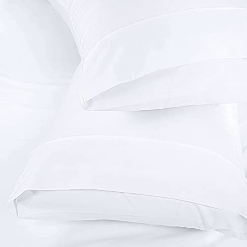 Utopia Bedding Queen Pillowcases - 12 Pack - Bulk Pillowcase Set - Envelope Closure - Soft Brushed Microfiber Fabric - Shrinkage and Fade Resistant Pillow Covers 20 x 30 Inches (Queen, White)