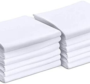 Utopia Bedding Queen Pillowcases - 12 Pack - Bulk Pillowcase Set - Envelope Closure - Soft Brushed Microfiber Fabric - Shrinkage and Fade Resistant Pillow Covers 20 x 30 Inches (Queen, White)