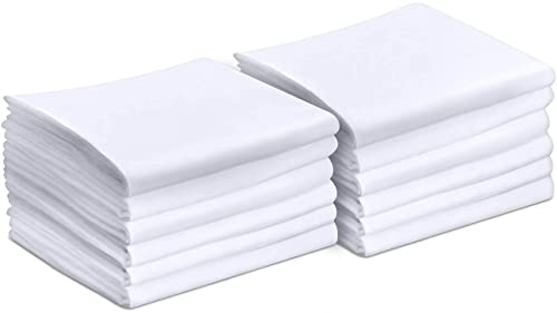 Utopia Bedding Queen Pillowcases - 12 Pack - Bulk Pillowcase Set - Envelope Closure - Soft Brushed Microfiber Fabric - Shrinkage and Fade Resistant Pillow Covers 20 x 30 Inches (Queen, White)