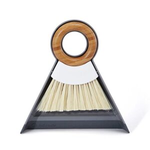 Full Circle and Brush Set, White Tiny Team Mini Dustpan