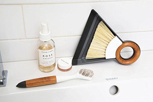 Full Circle and Brush Set, White Tiny Team Mini Dustpan