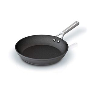 ninja c30026 foodi neverstick premium 10.25 inch fry pan, hard-anodized, nonstick, durable & oven safe to 500°f, slate grey