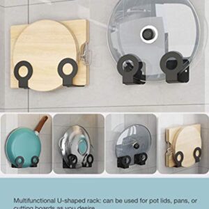 Kitidy Wall-mounted Kitchen Storage Organizer (Pot Lid Rack)