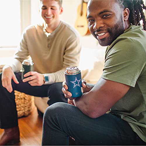 Simple Modern Officially Licensed NFL Dallas Cowboys Gifts for Men, Women, Dads, Fathers Day | Insulated Ranger Can Cooler for Standard 12oz Cans - Beer, Seltzer, and Soda