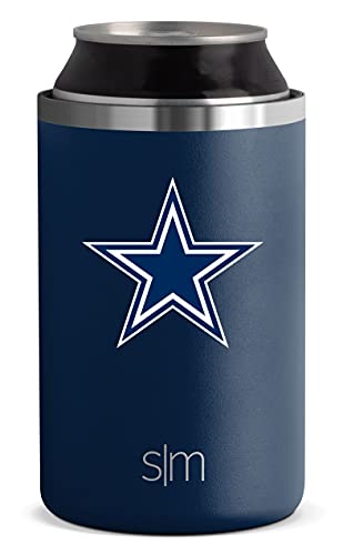 Simple Modern Officially Licensed NFL Dallas Cowboys Gifts for Men, Women, Dads, Fathers Day | Insulated Ranger Can Cooler for Standard 12oz Cans - Beer, Seltzer, and Soda