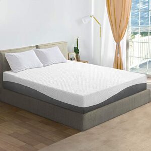 olee sleep 10 inch aquarius memory foam mattress – twin