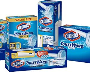 Clorox ToiletWand Disinfecting Refills, Disposable Wand Heads - 6 Count (Package May Vary)