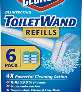 Clorox ToiletWand Disinfecting Refills, Disposable Wand Heads - 6 Count (Package May Vary)