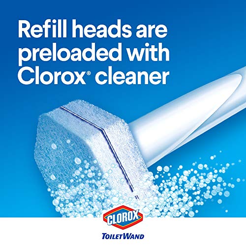 Clorox ToiletWand Disinfecting Refills, Disposable Wand Heads - 6 Count (Package May Vary)