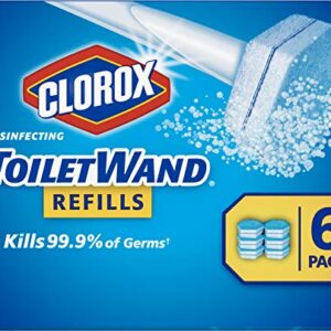 Clorox ToiletWand Disinfecting Refills, Disposable Wand Heads - 6 Count (Package May Vary)