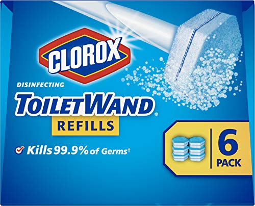 Clorox ToiletWand Disinfecting Refills, Disposable Wand Heads - 6 Count (Package May Vary)