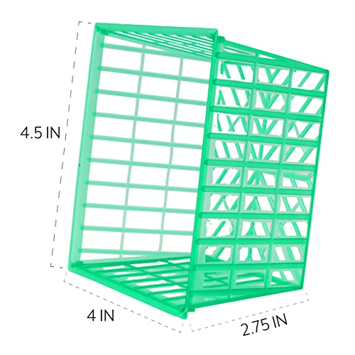 Cornucopia Pint Size Plastic Berry Baskets (48-Pack), 4-Inch Berry Boxes with Open-Weave Pattern, Ideal for Summer Picking & Crafts! (48 Boxes)