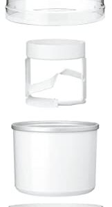 Cuisinart ICE-21P1 1.5-Quart Frozen Yogurt, Ice Cream and Sorbet Maker, Double Insulated Freezer Bowl elminates the need for Ice and Makes Frozen Treats in 20 Minutes or Less, White