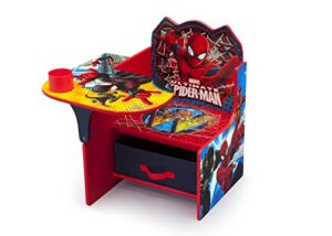 delta children chair desk with storage bin – greenguard gold certified, spider-man