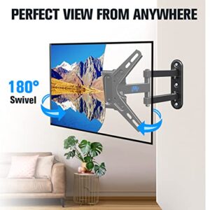 Mounting Dream UL Listed TV Mount Swivel and Tilt for Most 13-42 Inch TVs, Full Motion TV Wall Mount Bracket with Articulating Arm, Max VESA 200x200mm, Loading 50 lbs, MD2465