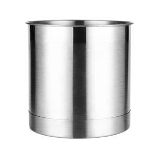 ksendalo jombo steel holder utensil crock 7inch tall,utility sturdy heavy large utensils holder stainless silverware holder for kitchen home and office…