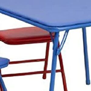 Flash Furniture Kids Colorful 5 Piece Folding Table and Chair Set