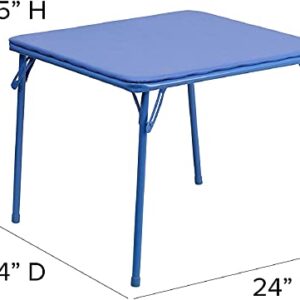 Flash Furniture Kids Colorful 5 Piece Folding Table and Chair Set