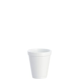 dart – 8j8ct 8-ounce foam cup (case of 1000), white