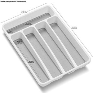 madesmart Mini Silverware Tray, White