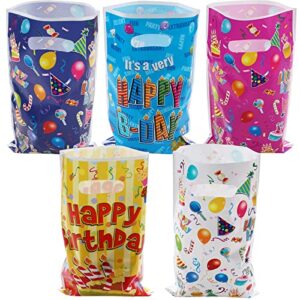 saizone 25 pcs kids party favors bags, birthday goodie candy bags, party goody favor bags for kids birthday, bolsitas bolsas para dulces de cumpleaños, loot bags for kids birthday party