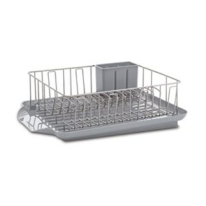 farberware classic full dishrack, 3-piece, gray