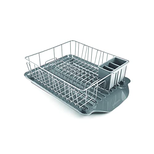 Farberware Classic Full Dishrack, 3-Piece, Gray