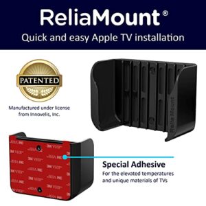 ReliaMount Apple TV Mount – Compatible with All Apple TV Generations (Including All Apple TV 4K Models)