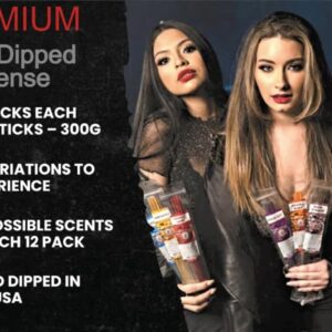 Blunteffects Incense - 12 Scents Variety Pack 12 Sticks Each - 11" 144 Total Sticks - 300grams