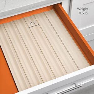 YouCopia SpiceLiner Spice Drawer Liner, 10ft Roll, Sandstone