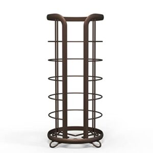 BROOKSTONE, Bronze Toilet Paper Holder, Freestanding Bathroom Tissue Organizer, Minimalistic Storage Solution, Modern & Stylish Design [Holds MEGA Rolls]