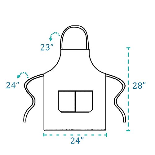 NOBONDO 12 Pack Bib Apron - Unisex Black Apron Bulk with 2 Roomy Pockets Machine Washable for Kitchen Crafting BBQ Drawing