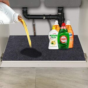 under the sink mat,kitchen tray drip,cabinet,absorbent felt layer material,backing waterproof(36inches x 24inches)