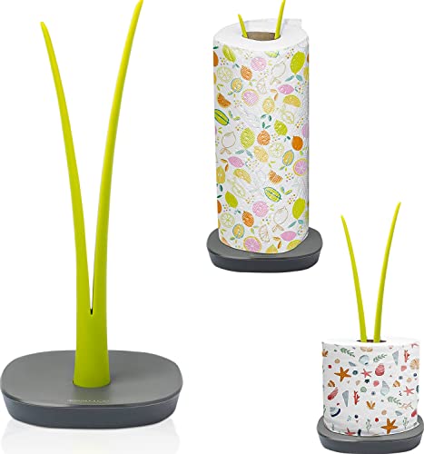 Comfify “Sprout” Decorative Paper Towel Holder or Toilet Paper Holder Vertical Countertop Paper Towel Stand or Toilet Roll Stand - Sturdy No-Slip Base - 11.75” x 6”