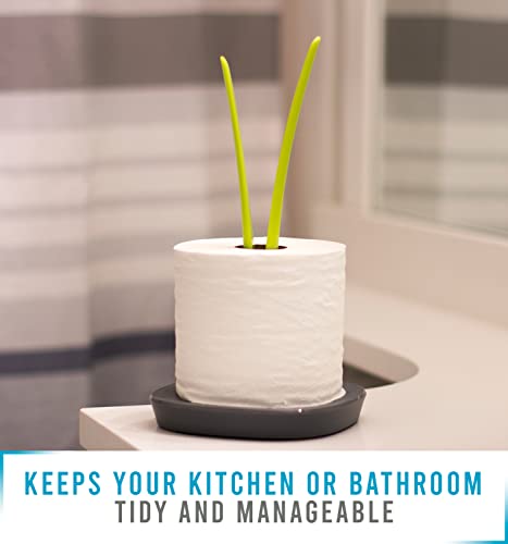 Comfify “Sprout” Decorative Paper Towel Holder or Toilet Paper Holder Vertical Countertop Paper Towel Stand or Toilet Roll Stand - Sturdy No-Slip Base - 11.75” x 6”