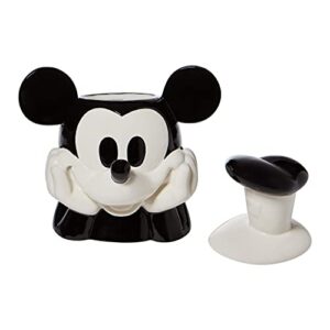 Enesco Disney Ceramics Mickey Mouse Steamboat Willie Sculpted Cookie Jar Canister, 10.25 Inch, Multicolor