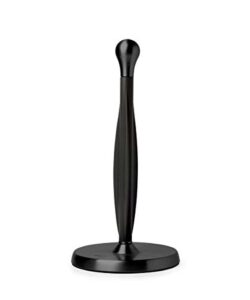 umbra tug one-handed tear modern paper towel holder, black