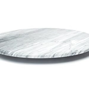 Fox Run 3840 Marble Lazy Susan, White