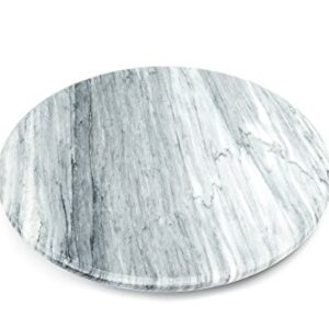 Fox Run 3840 Marble Lazy Susan, White