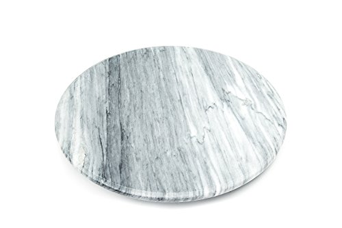 Fox Run 3840 Marble Lazy Susan, White