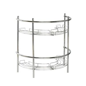 zenna home 2928ss sink shelf, chrome