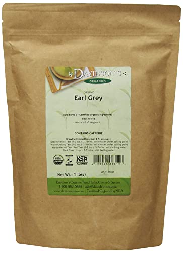 Davidson's Tea Bulk, Earl Grey, 16-Ounce Bag