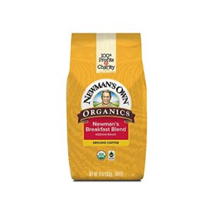 newman’s own organics newman’s breakfast blend, ground coffee, medium roast, bagged 10oz