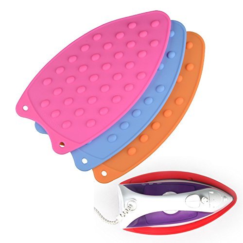 Heat Resistance Silicone Iron Rest Tray Dish Mat Pot Stand Multi Color