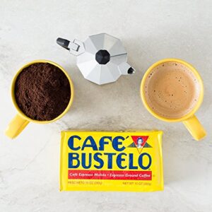 Café Bustelo Espresso Dark Roast Ground Coffee Brick, 6 Ounces (Pack of 12)