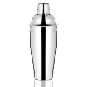 etens cocktail shaker, 24 oz martini shaker bar shaker with built-in strainer for bartending – stainless steel large bartender shaker metal margarita mixer for mixed drinks w/ recipes