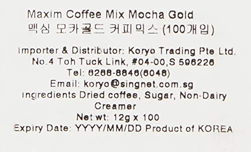 Maxim Mocha Gold Mild Coffee Mix - 100pks